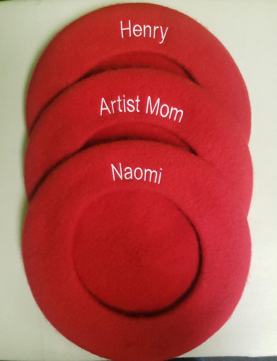 Personalized French Beret, Custom Wool Beret, Fall Fashion, Fashion Hat ...