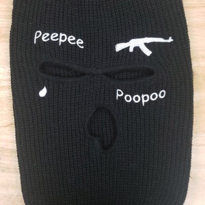Custom Embroidered 3 Hole Knitted Ski Mask, Embroidery Ski Mask ...