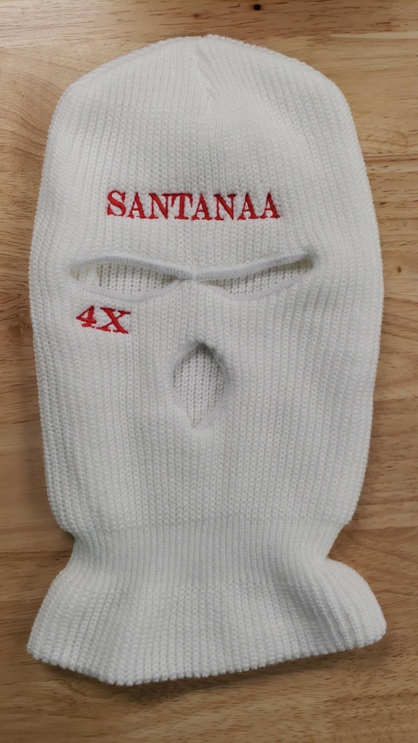 Custom Embroidered 3 Hole Knitted Ski Mask, Embroidery Ski Mask ...