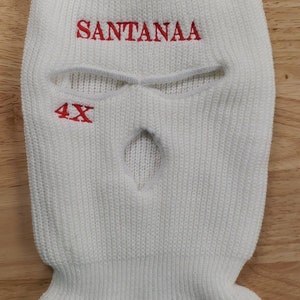 Custom Embroidered 3 Hole Knitted Ski Mask, Embroidery Ski Mask ...