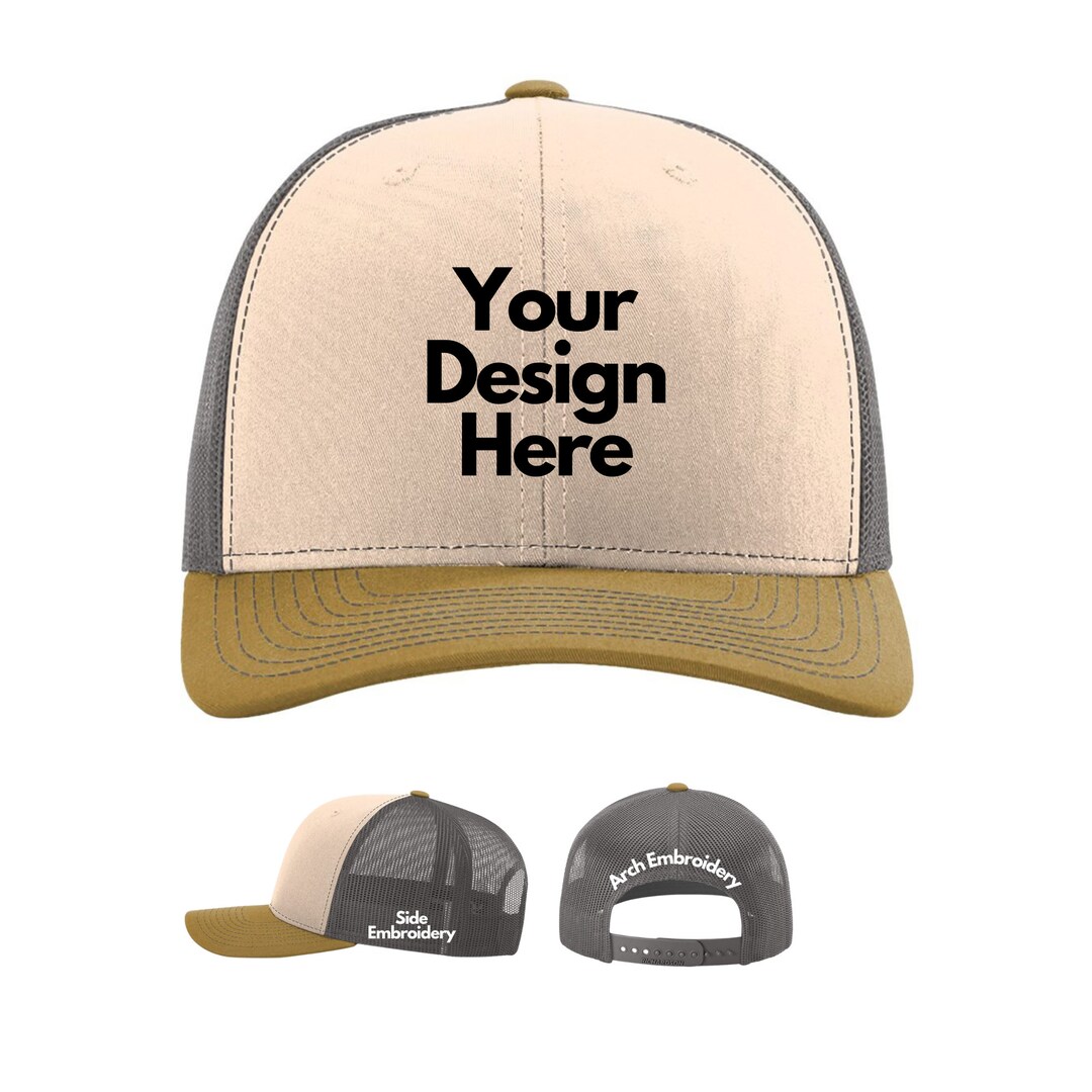 Personalized Trucker Cap, Embroidery Cap, Snapback Cap, Custom ...
