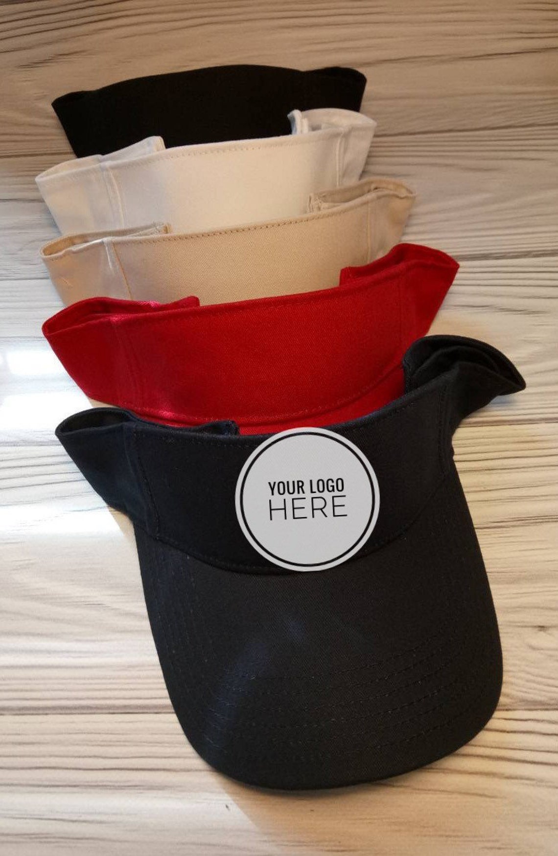 Custom Visor Cap 3 Panel Personalized Embroidered Visor - Etsy