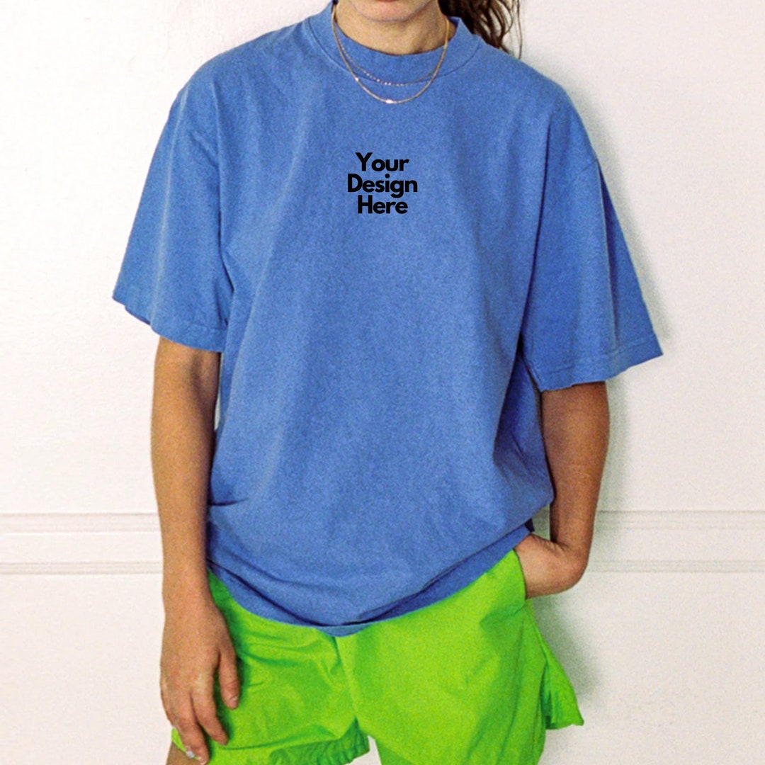 Custom Embroidered Neon T-shirt - Personalized Streetwear, Unique ...