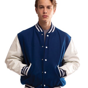 Custom Wool Varsity Jacket, Embroidered High School Bomber, Fashion ...