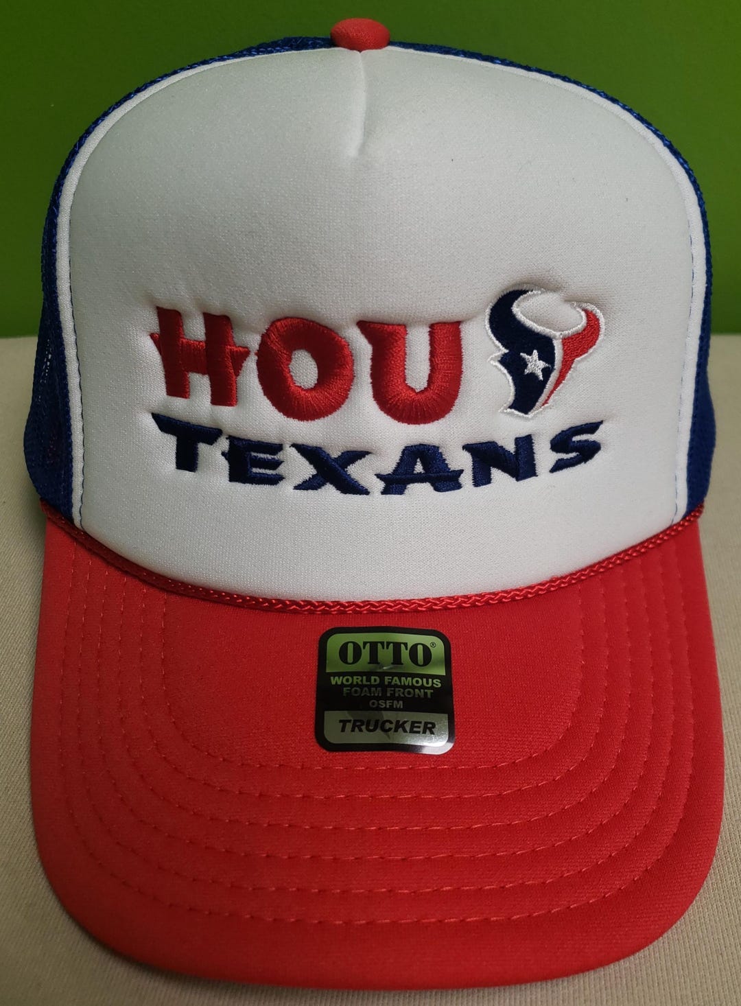 Custom Foam High Crown Trucker Hat, Embroidery Cap, Foam Hat, Custom ...