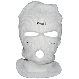 Custom Embroidered 3 Hole Knitted Ski Mask, Embroidery Ski Mask ...
