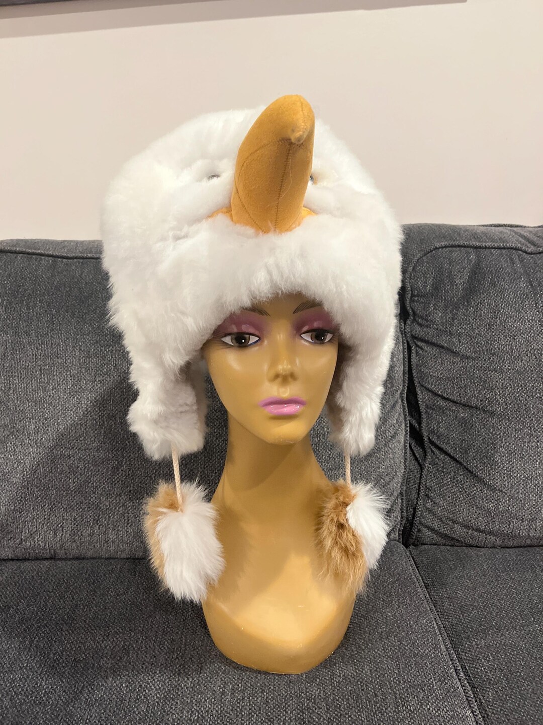 Alpaca Eagle Hat Made of Baby of Alpaca - Etsy