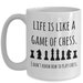 Mug Chess Life is Like a Game of Chess Chess Related Gifts - Etsy