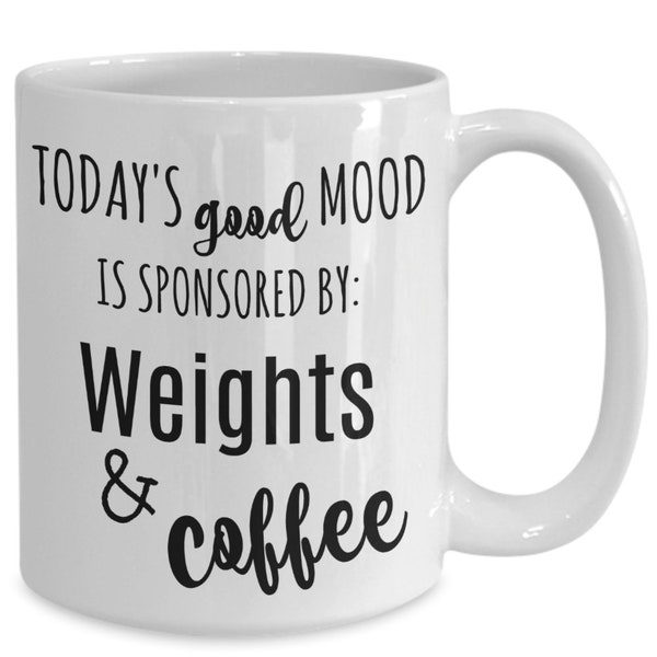 Weightlifting Mug - Etsy