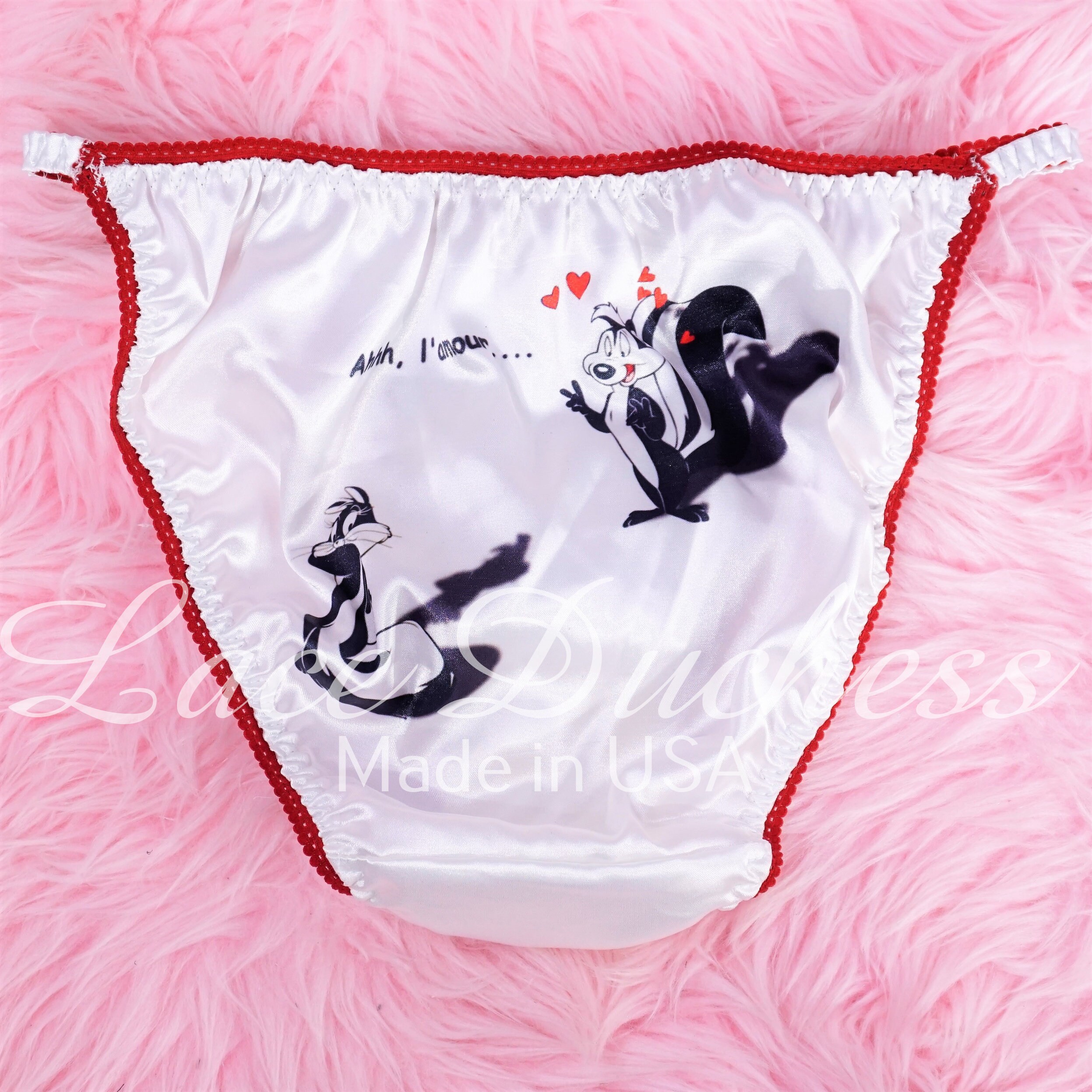 VTG 80s style SATIN Pepe the SKUNK Love Valentines DAy Edition | Etsy