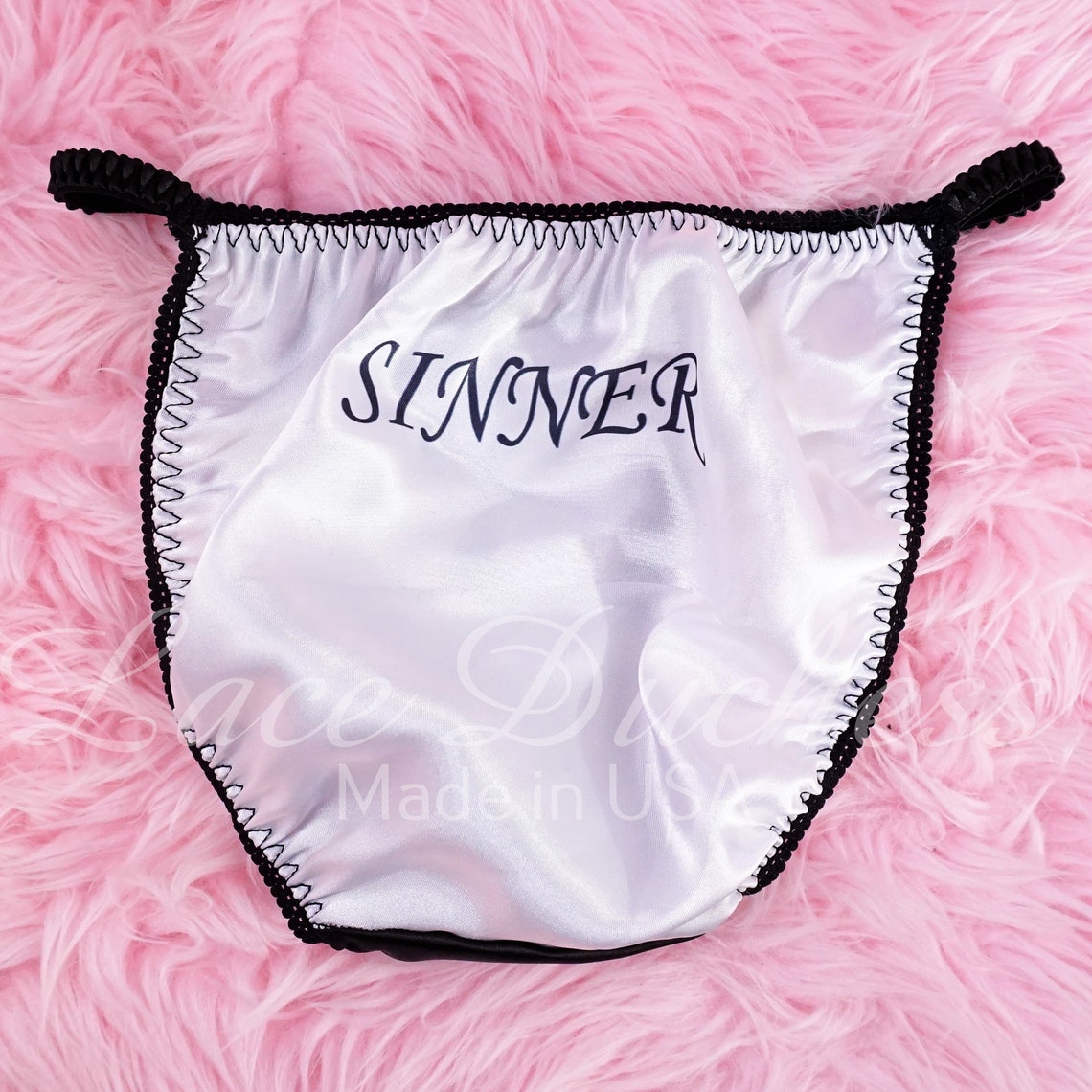 Sinner Nun Satin Panties Blasphemy Halloween Costume Vtg Style Etsy Uk