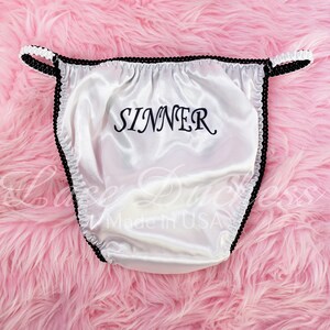 Satin Panties Sinner Nun Sissy Blasphemy Costume Lace Duchess Ladies ...