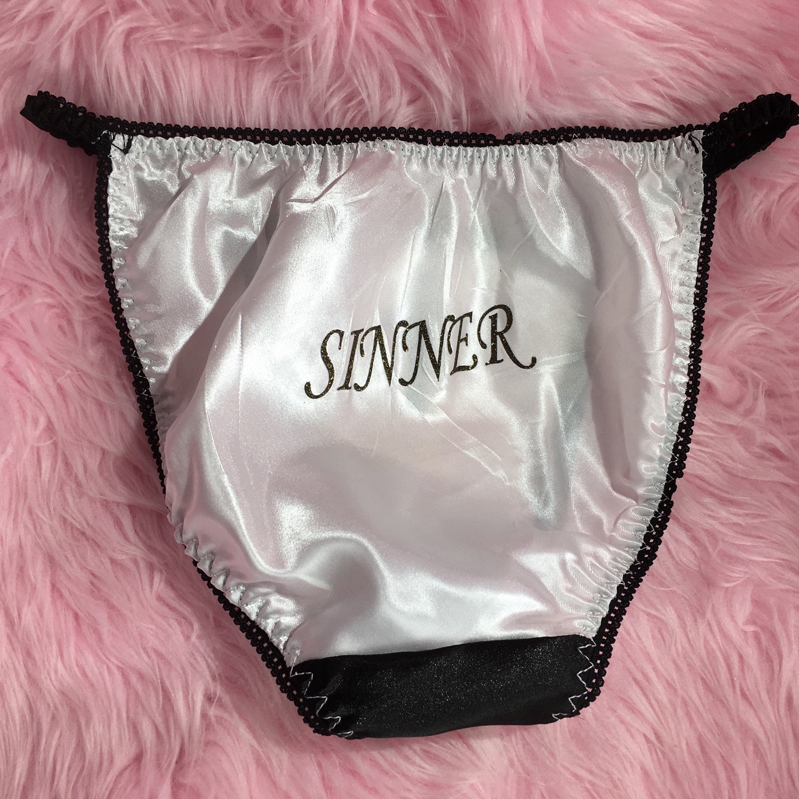 Satin Panties Sinner Nun Costume Joe Boxer Like Ladies Shiny Etsy