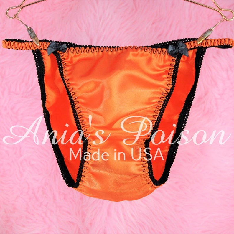 Satin Womens Panties Totally Custom Naughty Text Shiny Wetlook Etsy