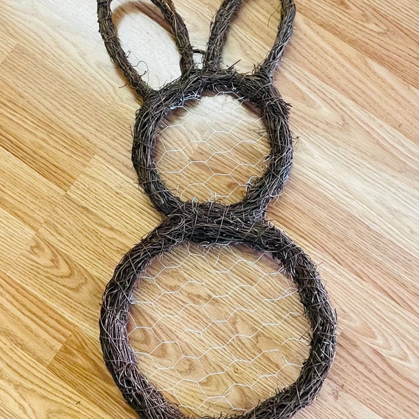 Rabbit Wreath - Etsy