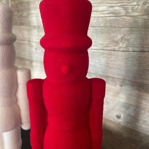 Christmas Flocked Nutcracker Decor - Etsy