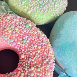 Christmas Candy Land Large Glitter Donut With Sprinkles Pick - Etsy