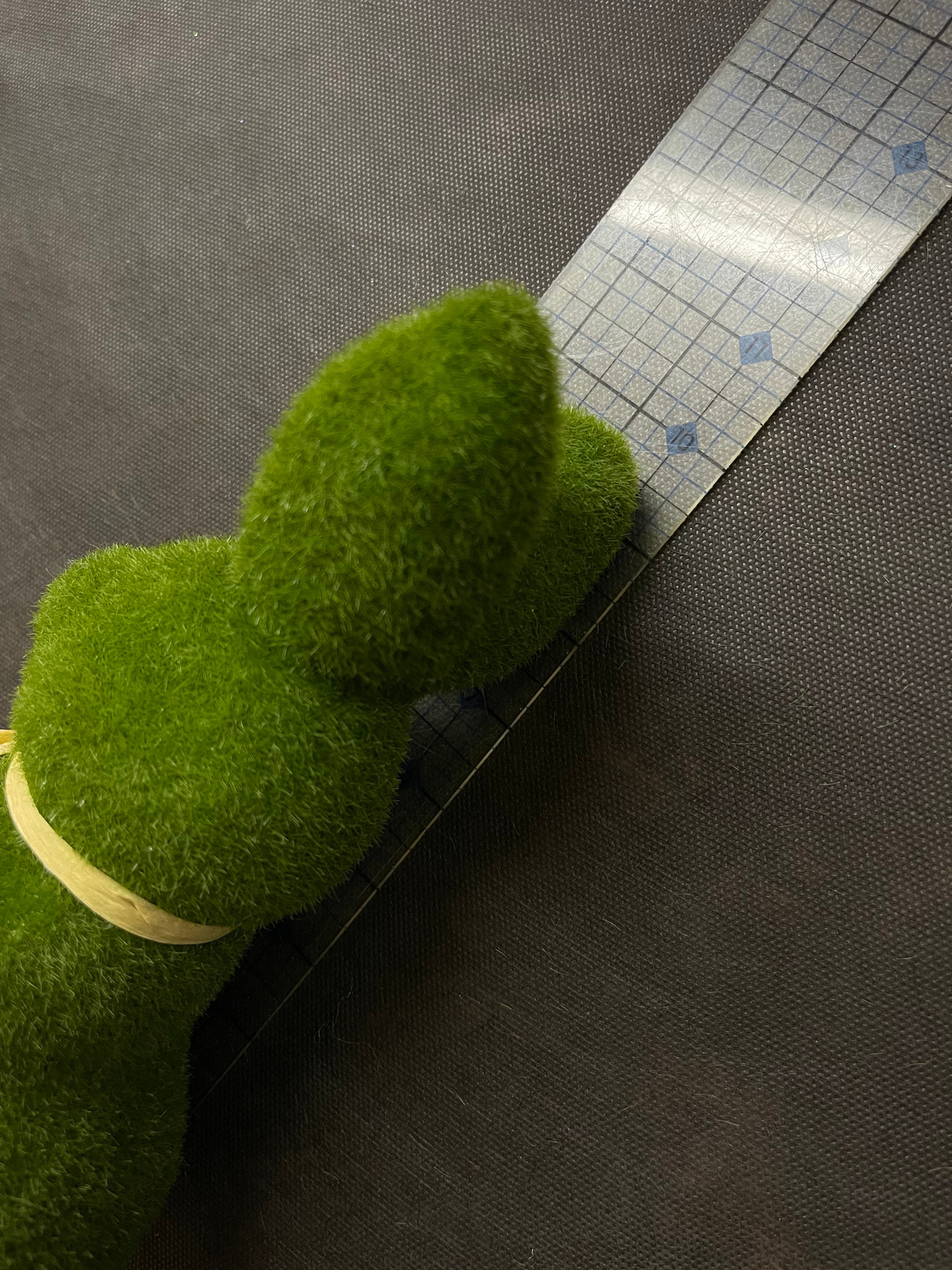 Green Flocked Bunny Figurines - Etsy