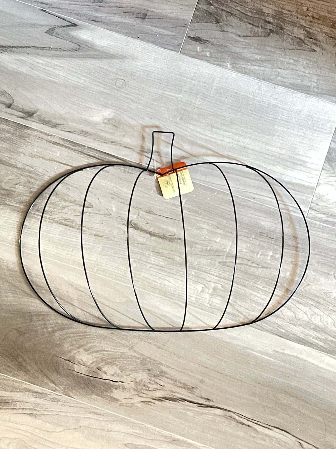 Pumpkin Shaped 3D Metal Wreath Frame - Etsy