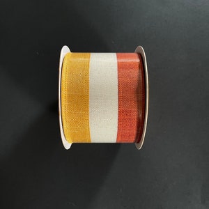 Fall Plaid / Fall Candy Corn / Fall Pumpkin Wired Ribbon - Etsy