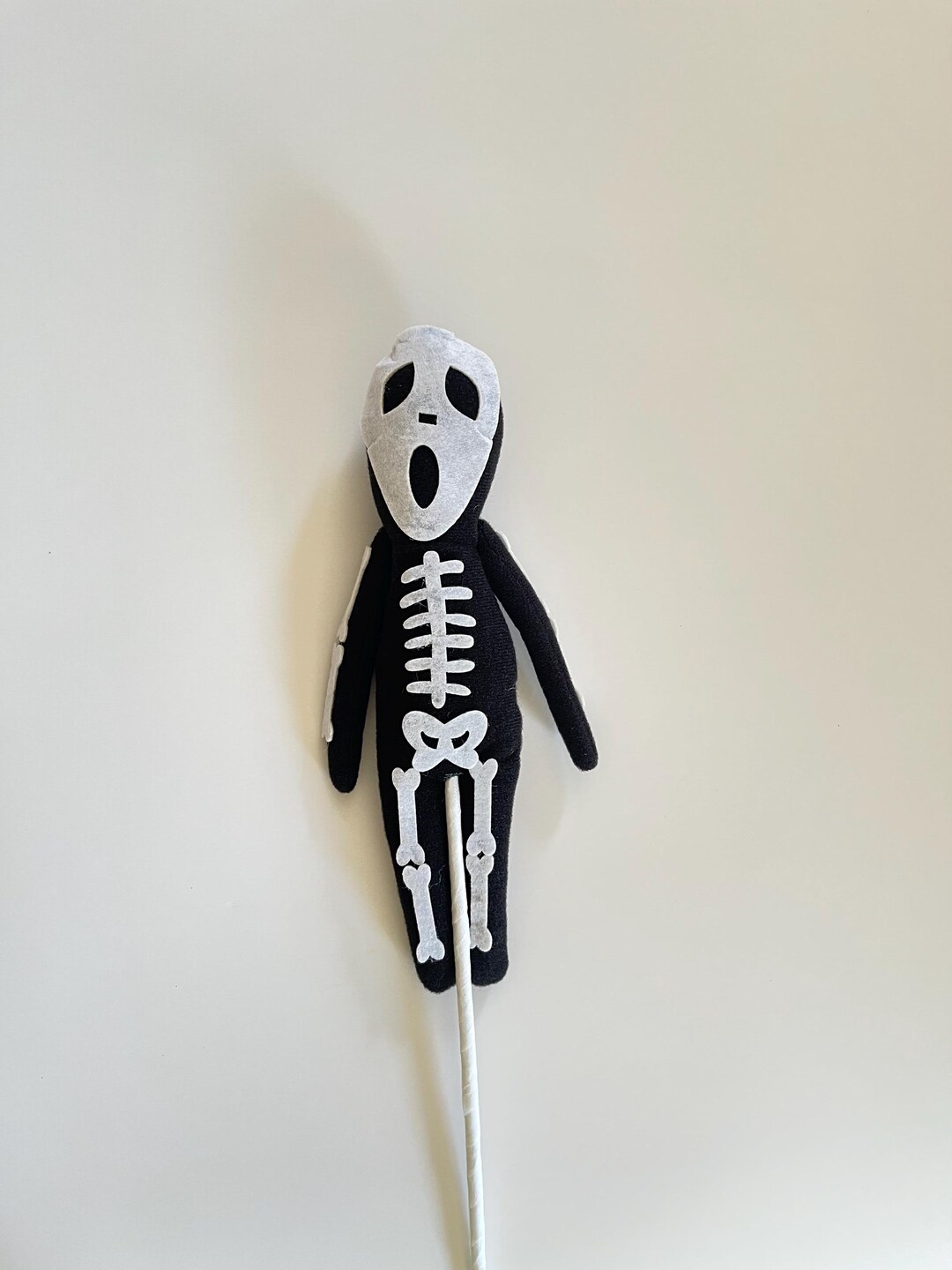 Halloween Plush Screamer Skeleton Pick - Etsy