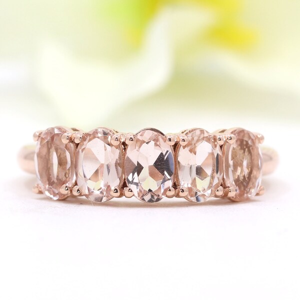 Morganite Ring - Etsy