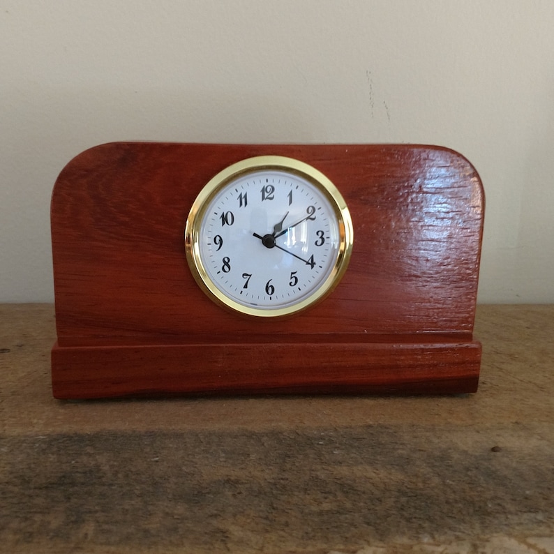 Custom Wood Desk Clock - Etsy