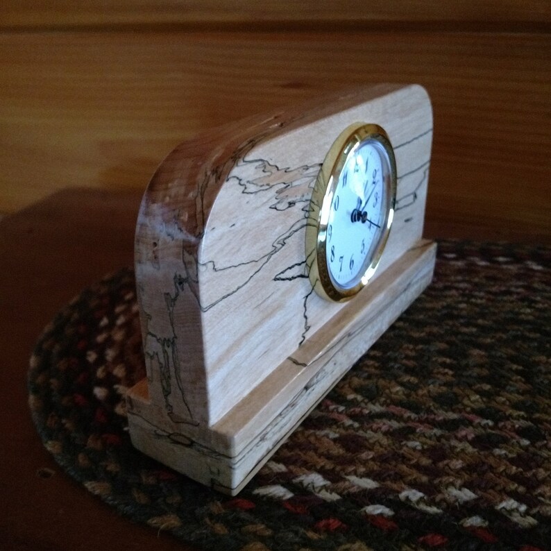Custom Wood Desk Clock - Etsy