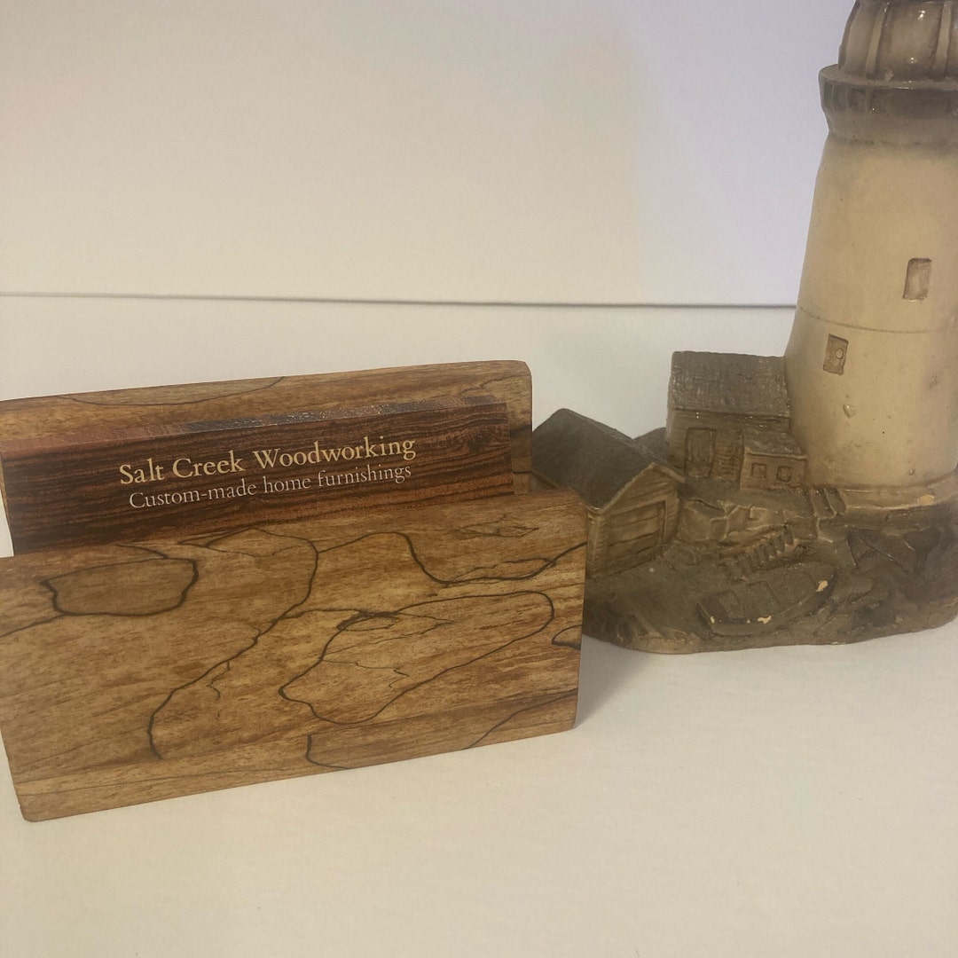Custom Made Business Card Holder - Etsy