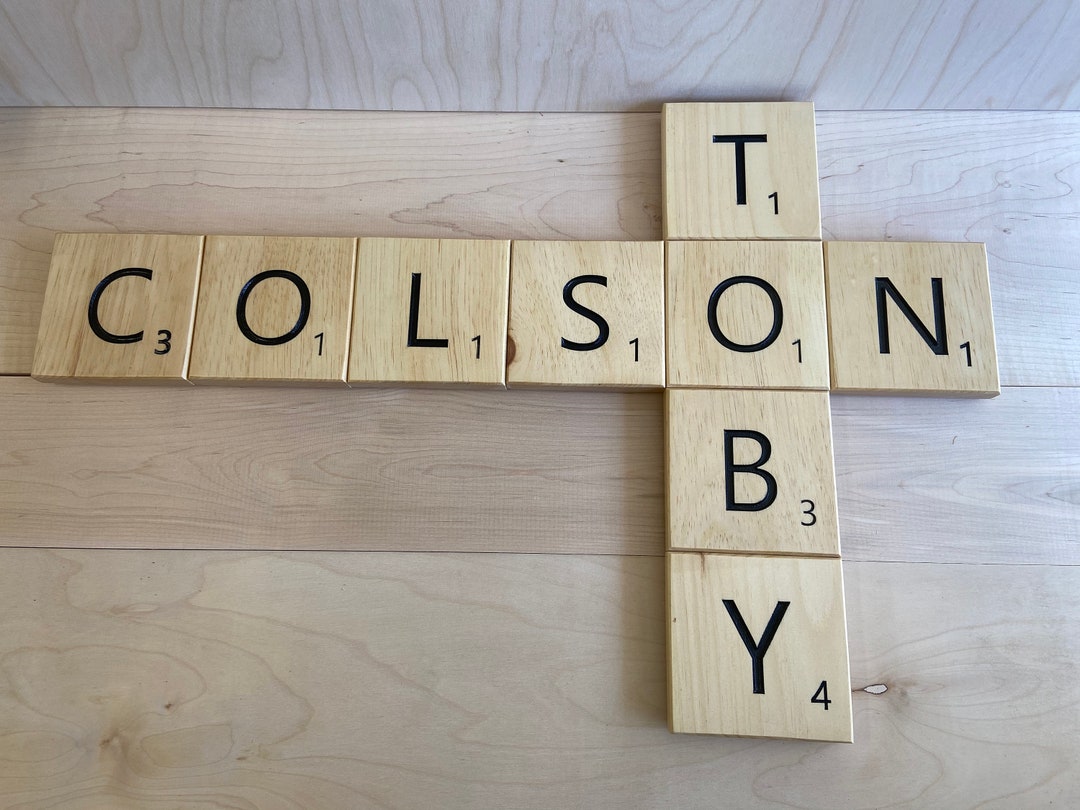 Personalized Scrabble Letters - Etsy