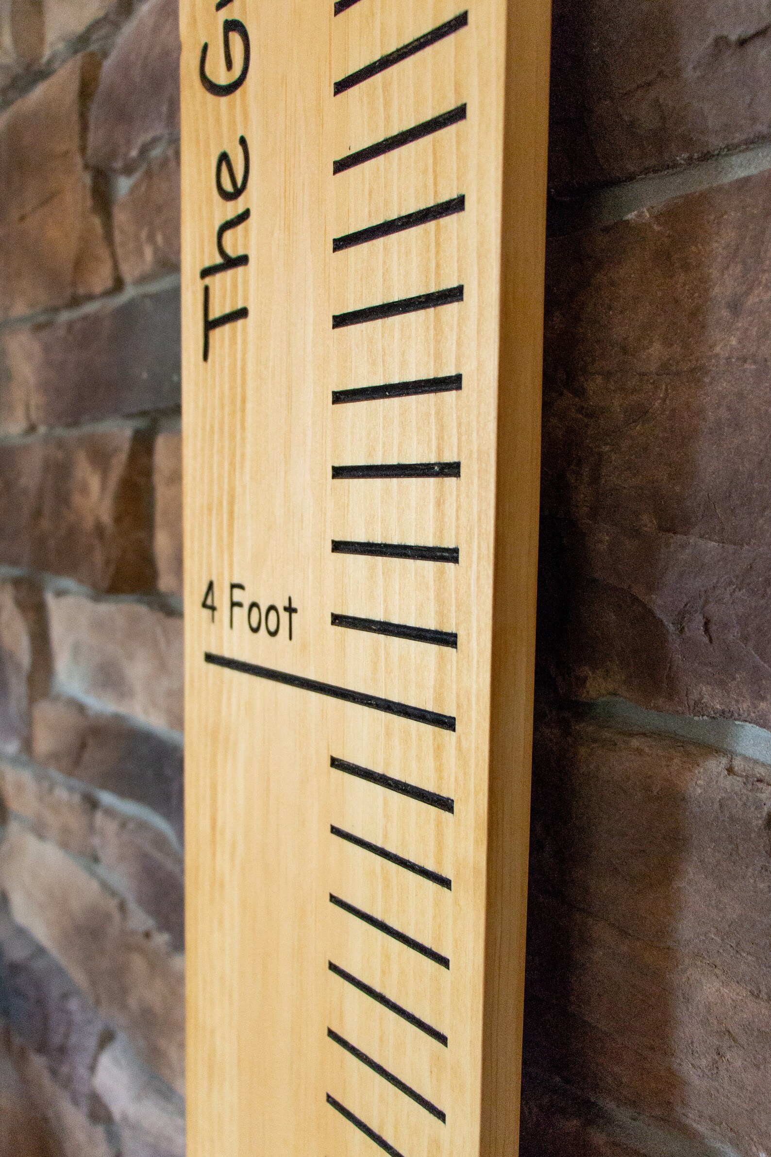 The Grand Ruler: Engraved Growth Chart - Etsy