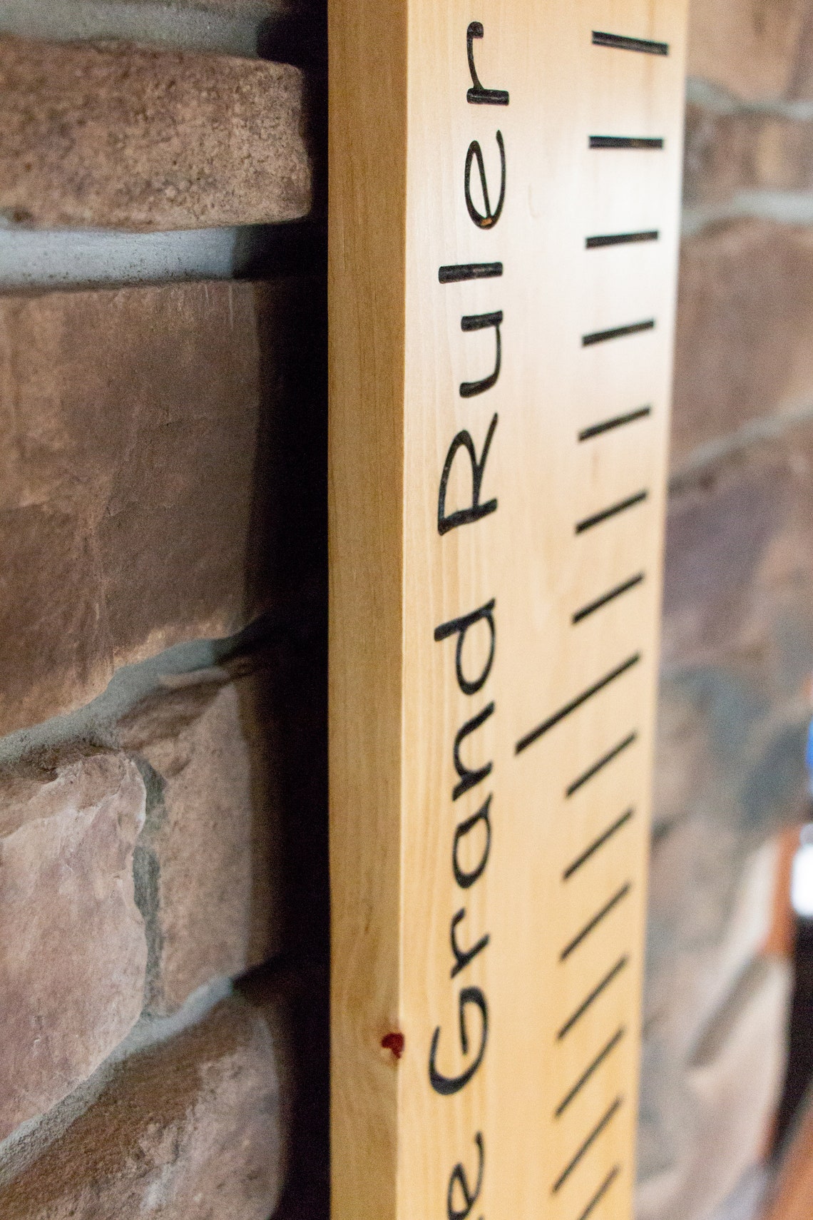 The Grand Ruler: Engraved Growth Chart - Etsy