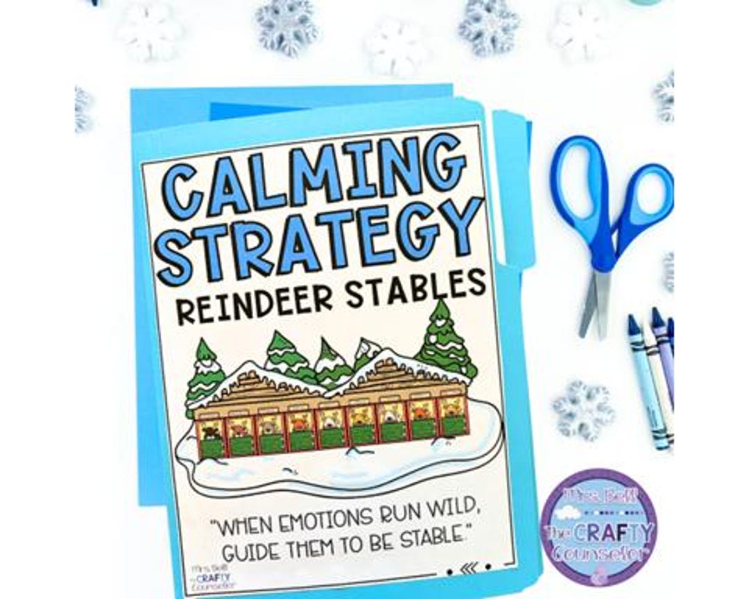 Coping Strategies and Calming Skills Winter or Christmas Lapbook - Self ...