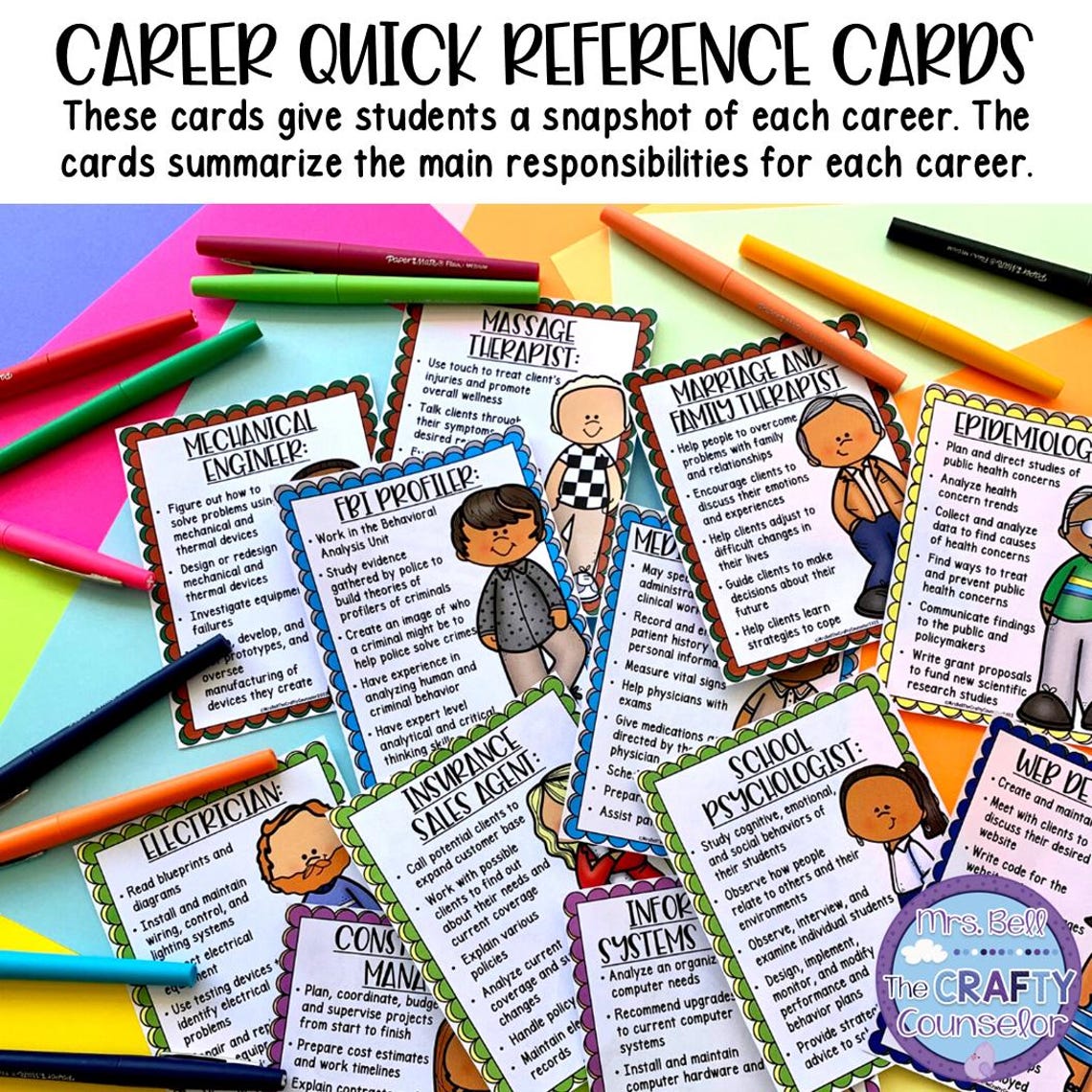 Career Exploration Activities: Elementary School Lesson Plans (PDF ...