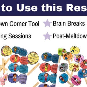 Calming Strategies and Coping Skills Whole Group Activity & Self ...