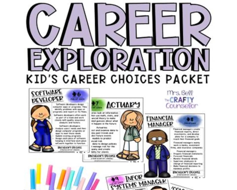 Career Exploration Activities: Elementary School Lesson Plans (PDF ...