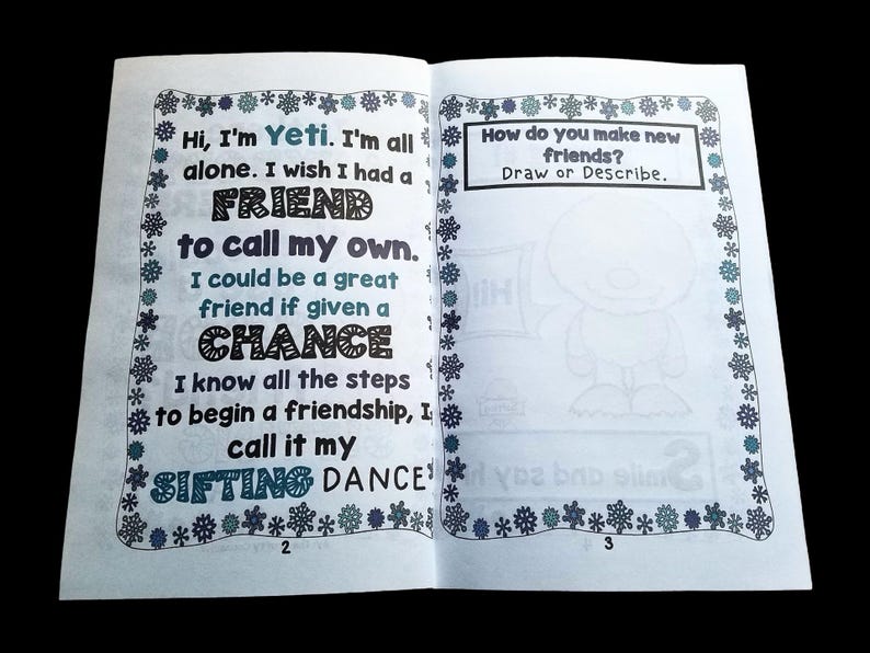 Yeti Friendship Skills Activity: Social Skills Workbook & Cards ...