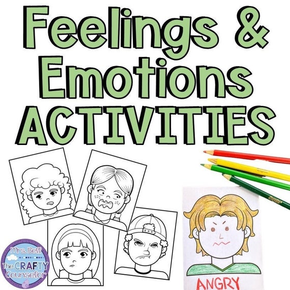 Identifying Feelings and Emotions Face Trace Printer - Etsy Australia