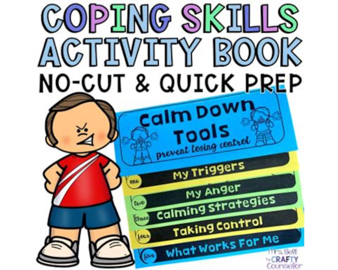 Calm Down Flipbook: Coping Skills & Emotional Regulation (no Cut) - Etsy