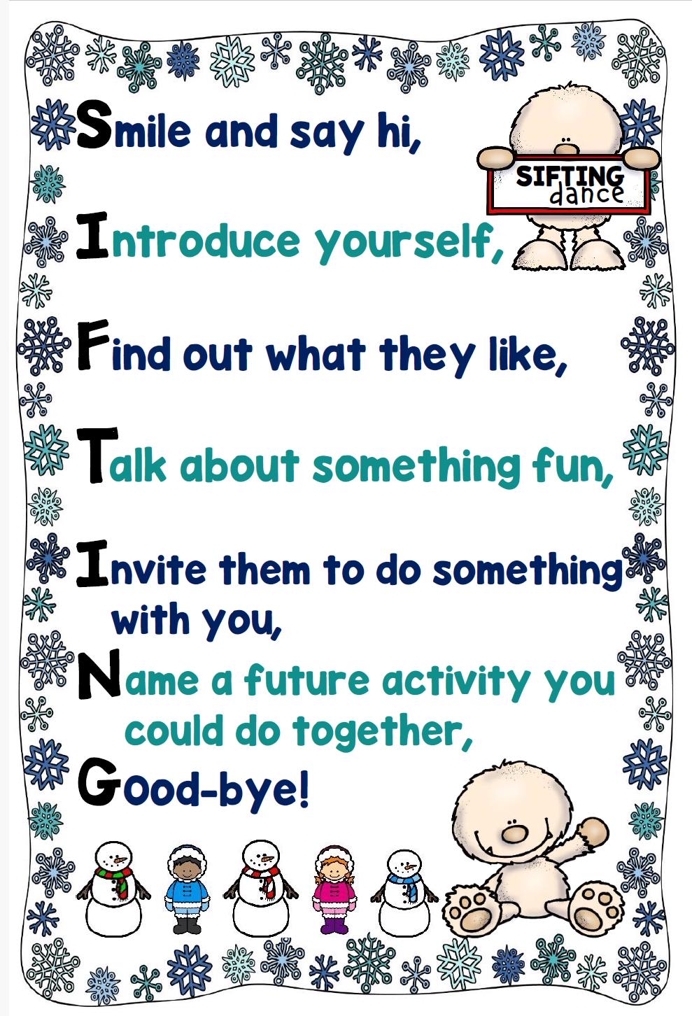 Yeti Friendship Skills Activity: Social Skills Workbook & Cards ...