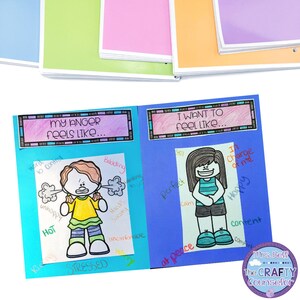 Girl's Group Interactive Notebook for Anger Management & Self Control ...