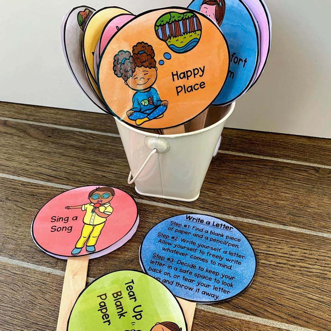 Calming Strategies and Coping Skills Whole Group Activity & Self ...