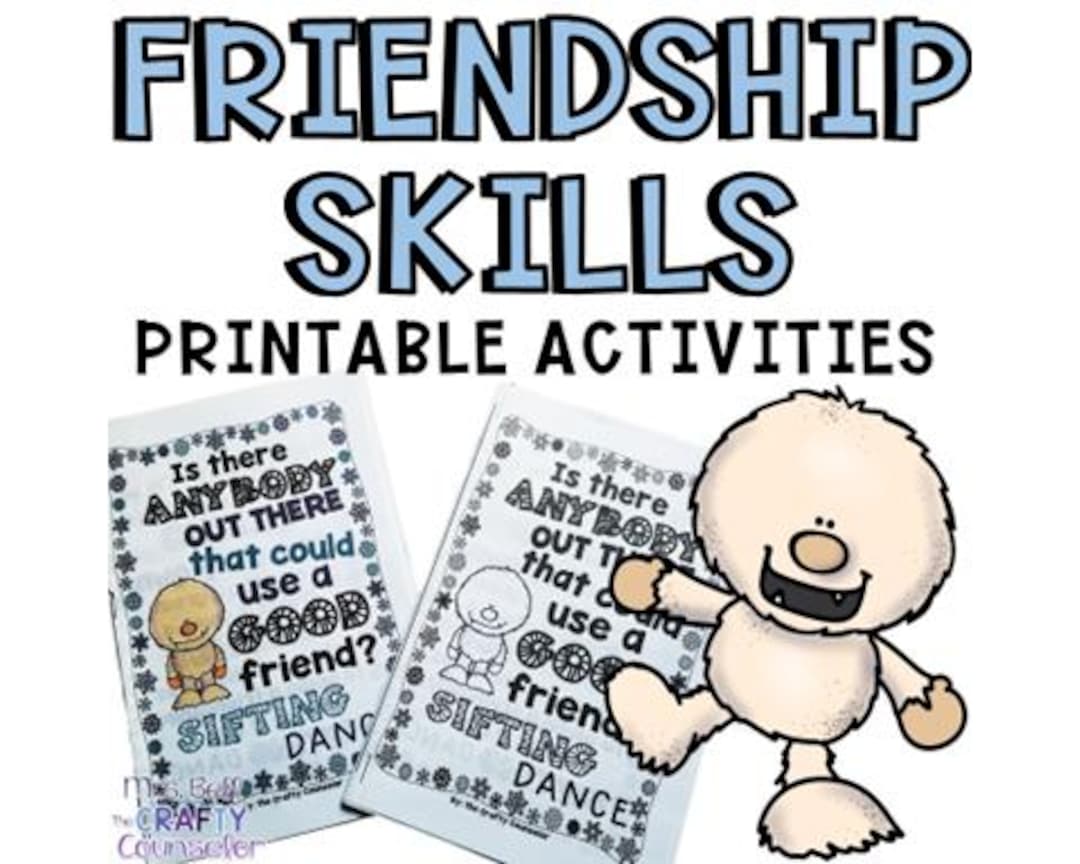 Develop Friendship Skills & Social Skills With These Digital Download ...