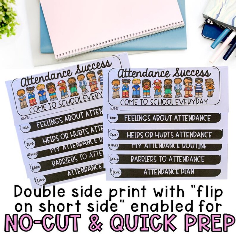Improve Student Attendance and Decrease Truancy in School Printable Low ...