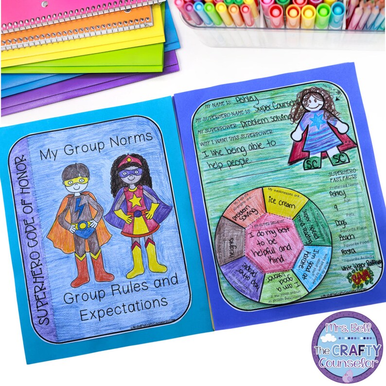 Self-control Interactive Notebook: Kids Activities & Crafts (PDF) - Etsy