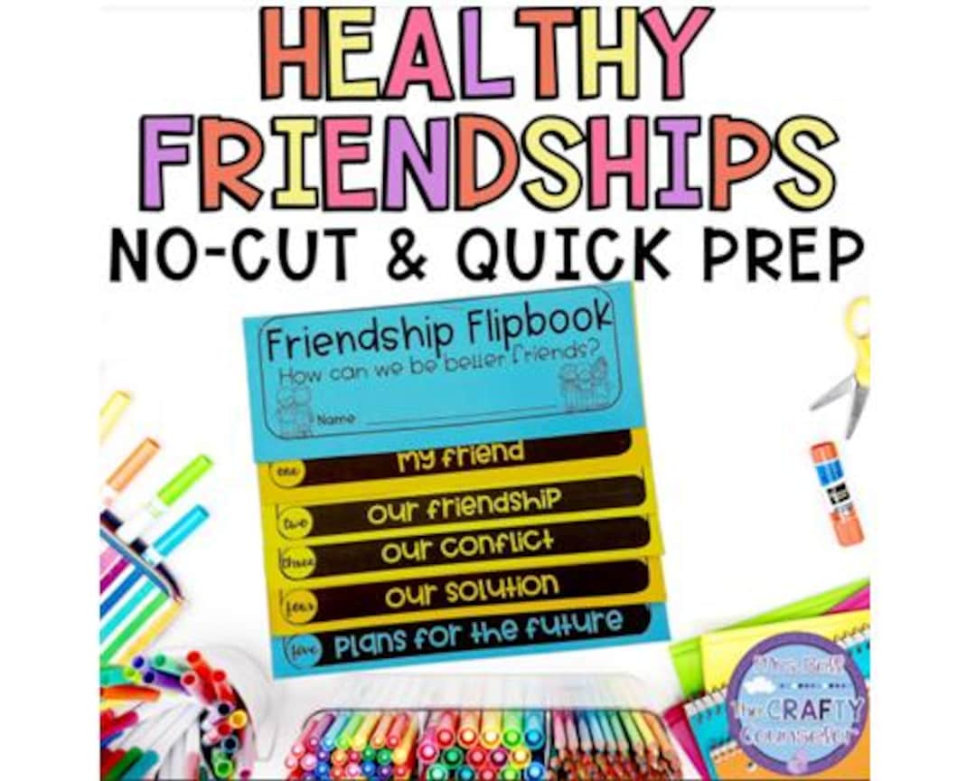 Healthy Friendship Activities, Conflict Resolution Skills ...