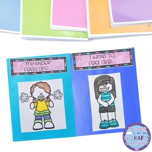Girl's Group Interactive Notebook for Anger Management & Self Control ...