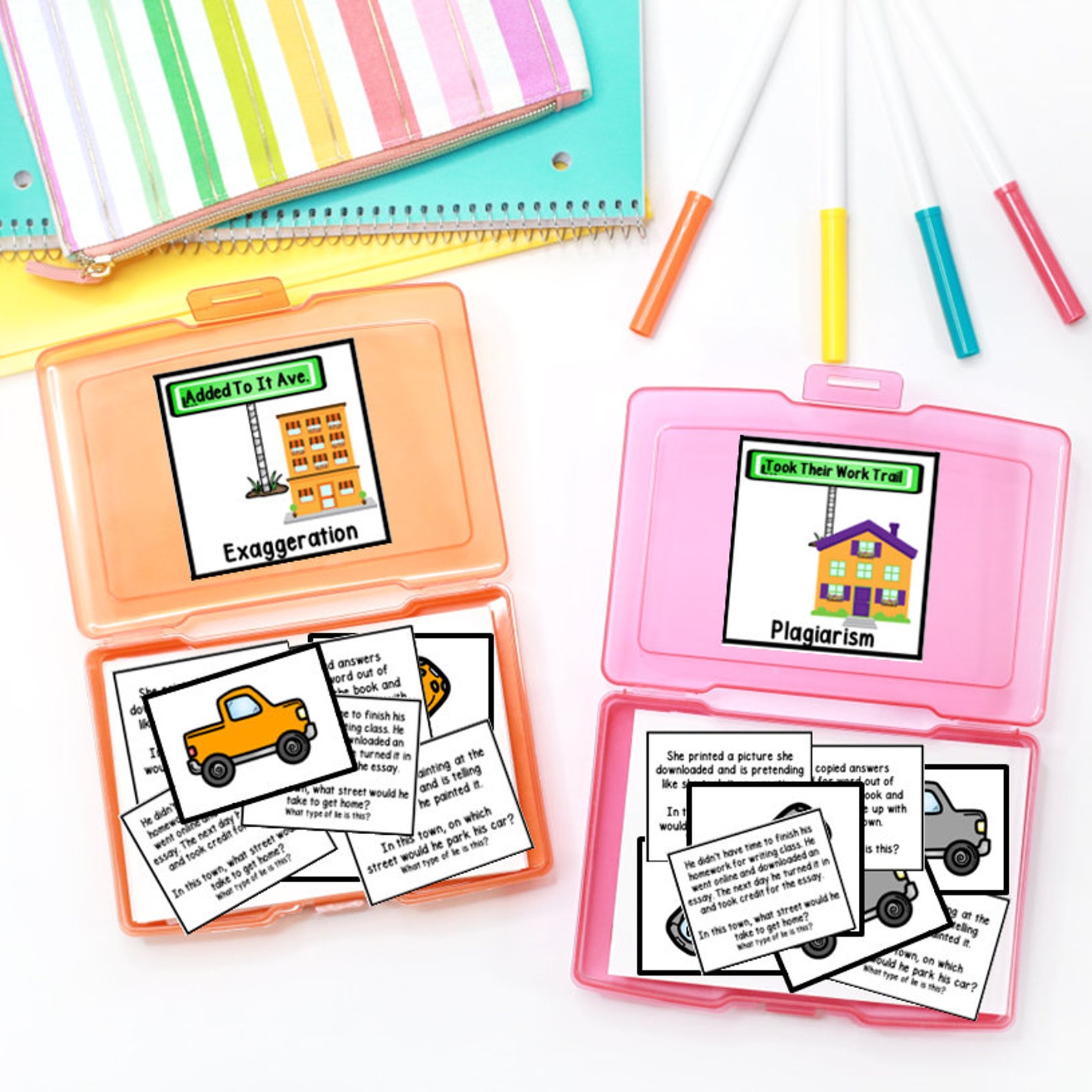 Types of Lies Town | Lesson on Honesty and Lying and Truth-telling - Etsy