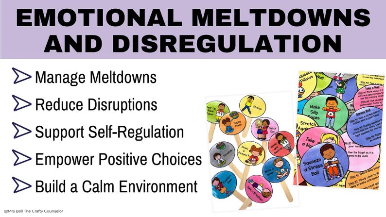 Calming Strategies and Coping Skills Whole Group Activity & Self ...