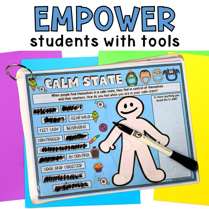 Halloween Social Emotional Learning Calming Strategies Book Fall ...
